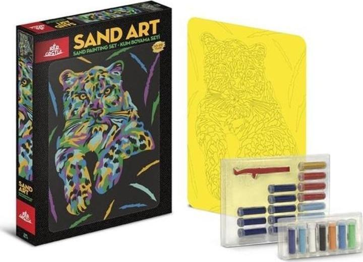 Sand Art (Kum Sanatı), Yetişkin Kum Boyama Aktivite Seti, (Kaplan) - idefix