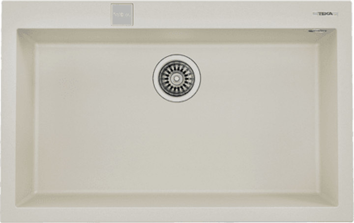 TEKA FORSQUARE 72.40 TEZGAH ÜSTÜ BRIGHT KREM GRANİT EVYE - idefix
