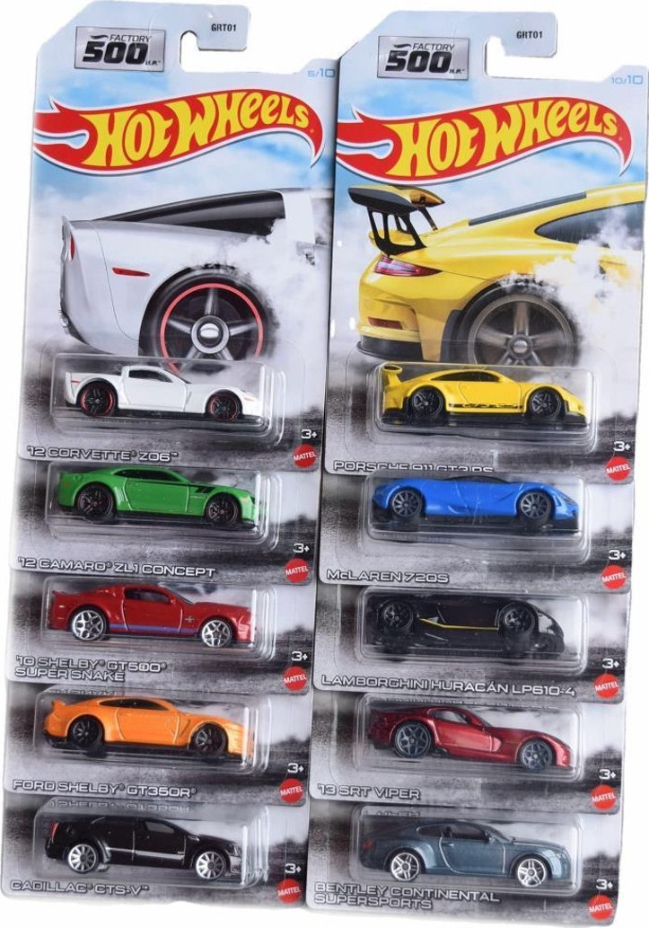 Hot Wheels GRT01 Factory 500 HP Set - idefix