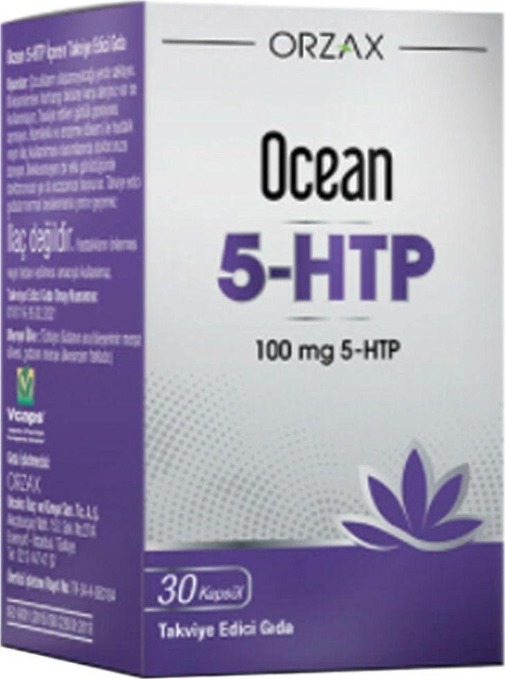Orzax Ocean 5-HTP Takviye Edici Gıda 30 Kapsül - idefix