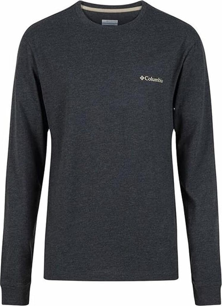 Columbia Csc M Basic Sm Logo Ls Tee Gri Erkek Tişört CS0354-012 - idefix