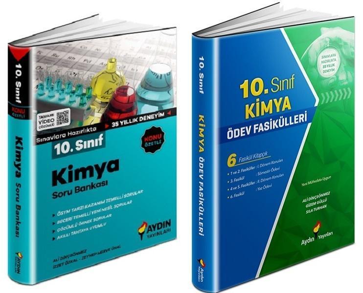 Aydın 2024 10. Sınıf Kimya Soru + Ödev Fasikülleri Seti 2 Kitap - undefined Kitabı Fiyatları ...