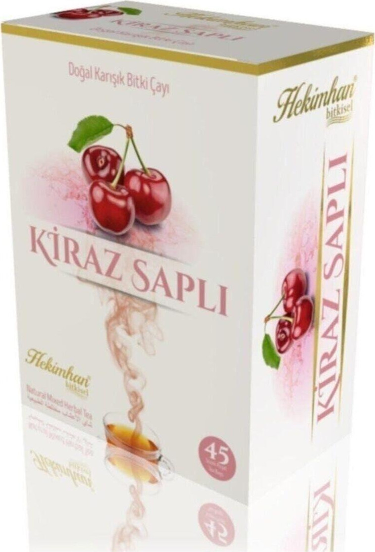 Hekimhan Bitkisel Kiraz Saplı Karışık 45'Li Süzen Poşet Çay Sallama ...