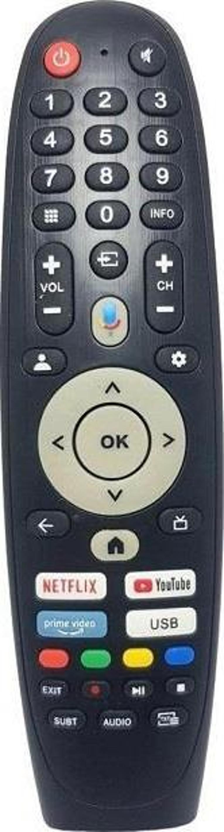 Skytech Model No 55ST1305 İle Uyumlu Googlee Tv Kumandası-Mikrofonsuz ...