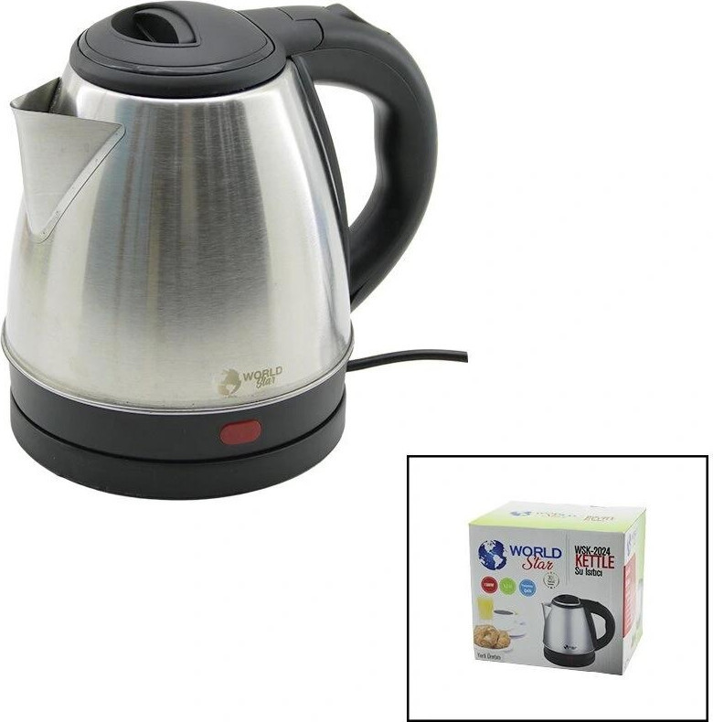 Shopwave 1500W 1.2LT PASLANMAZ ÇELİK KETTLE SU ISITICI OTEL TİPİ WSK ...