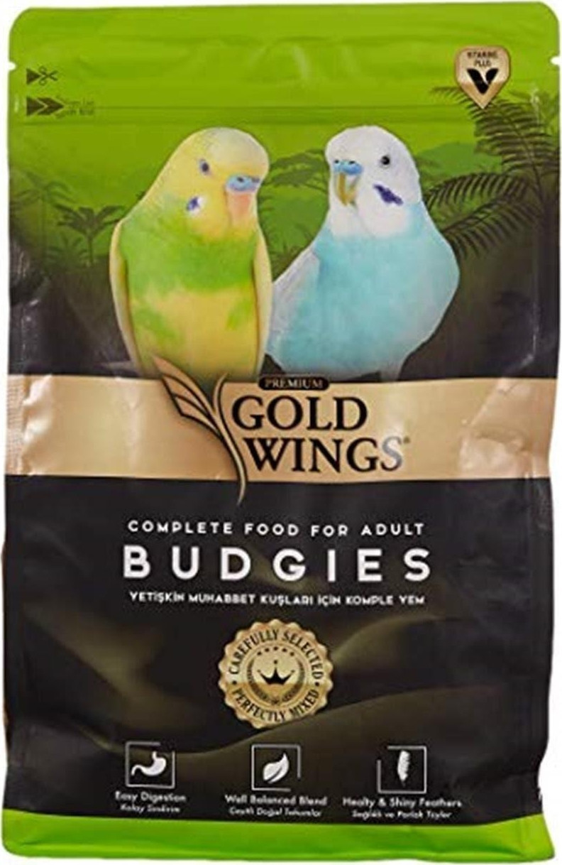Gold Wings Premium Muhabbet Kuşu Yemi 1 kg - idefix