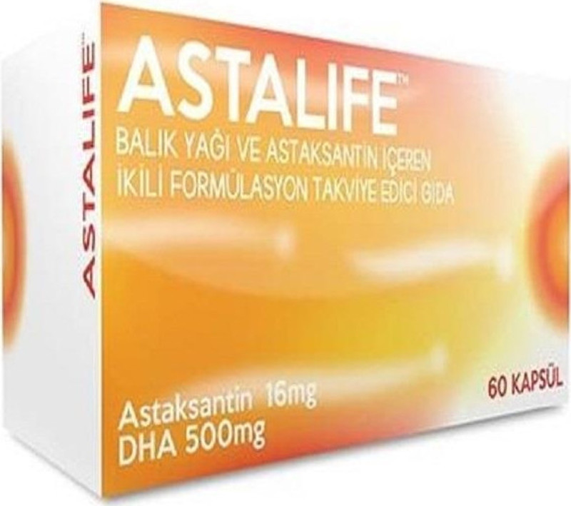 Astalife Balık Yağı İçeren Takviye Edici Gıda 60 Kapsül