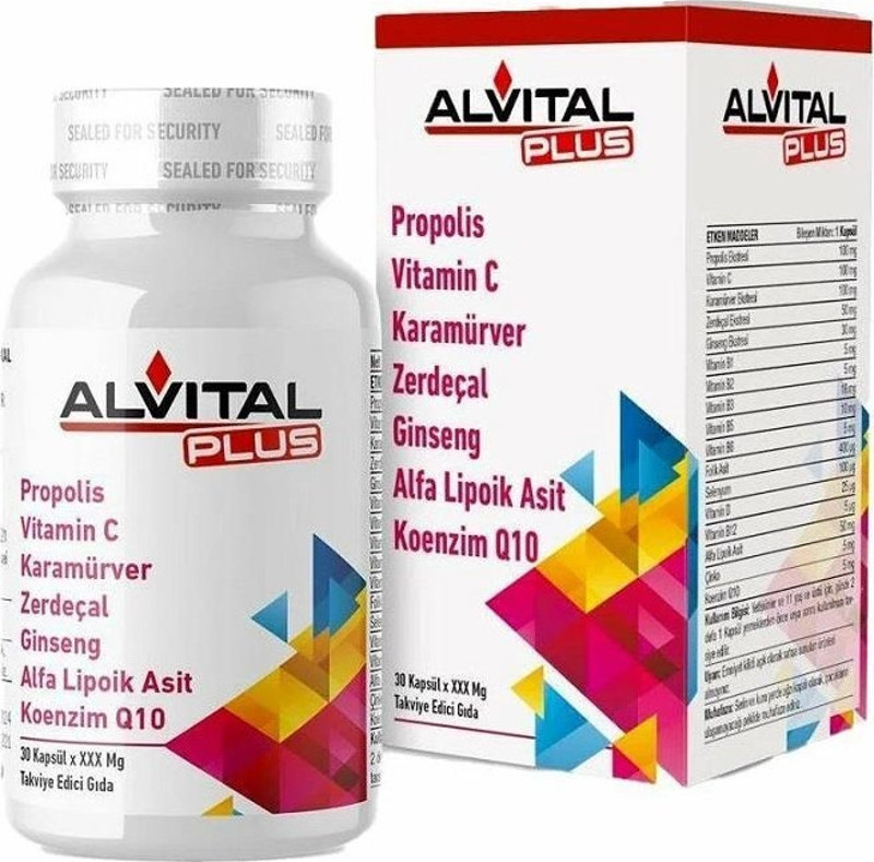Alvital Plus Takviye Edici Gıda Kapsül 30 Kapsül - idefix
