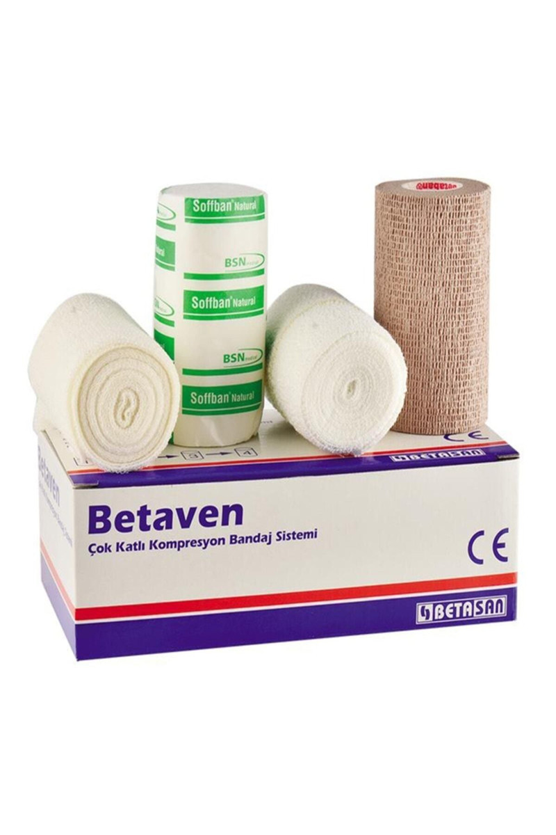 Betasan Betaven Çok Katlı Kompresyon Bandaj Sistemi 4'lü - idefix
