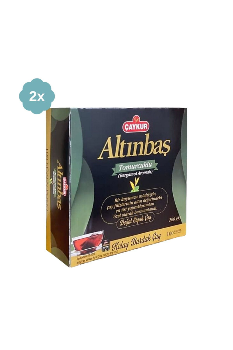 Çaykur Altınbaş Tomurcuklu Kolay Bardak Poşet Çay 200 Gr X 2 Adet - idefix