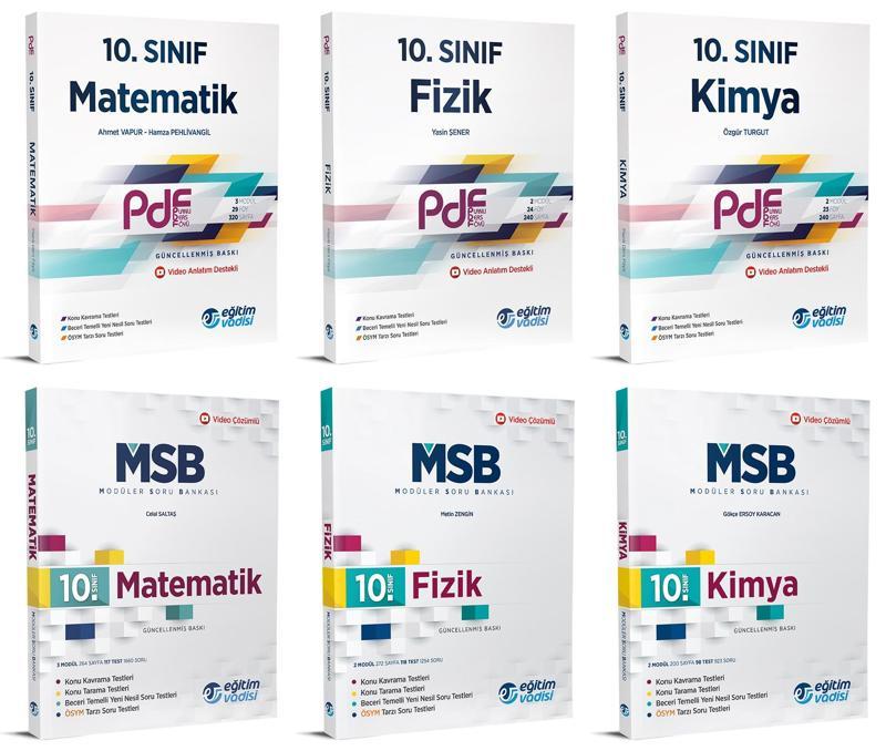 Eğitim Vadisi 10. Sınıf Matematik + Fizik + Kimya Pdf + Soru Seti 6 Kitap 2023 - undefined ...