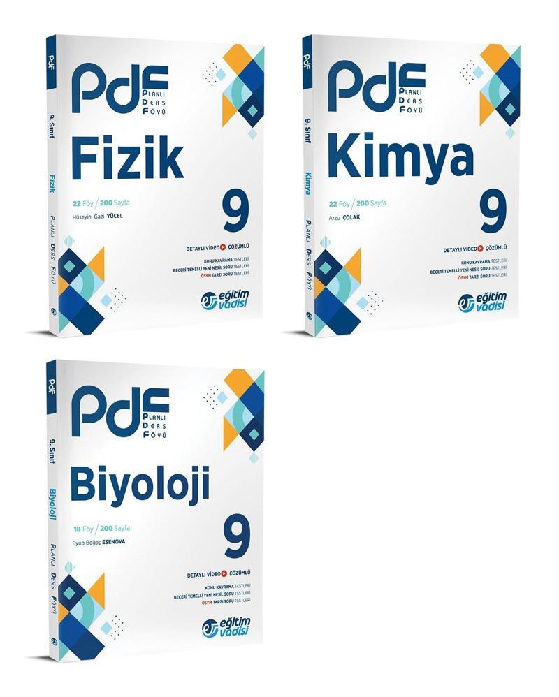Eğitim Vadisi 2024 9. Sınıf Fizik Kimya Biyoloji Pdf Planlı Ders Föyü Seti - undefined Kitabı ...