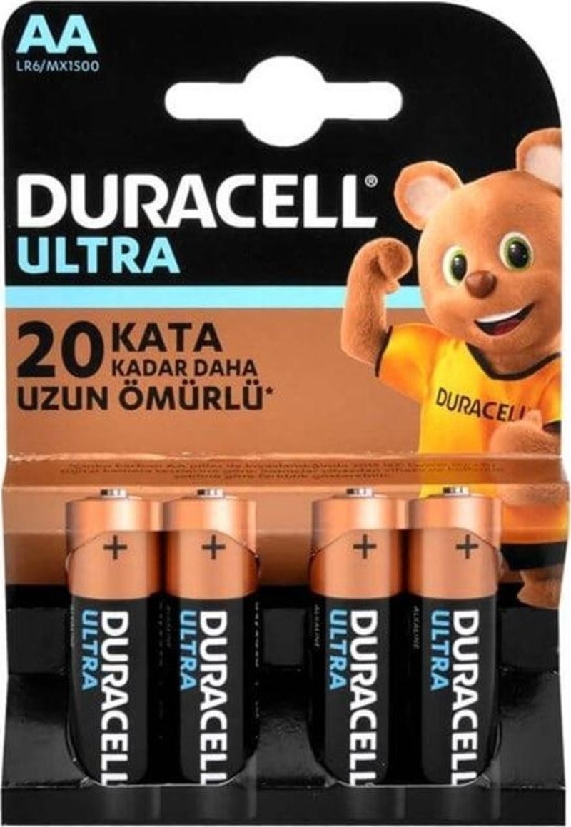 Duracell Ultra Power Powercheck AA Size Alkalin Kalem Pil
