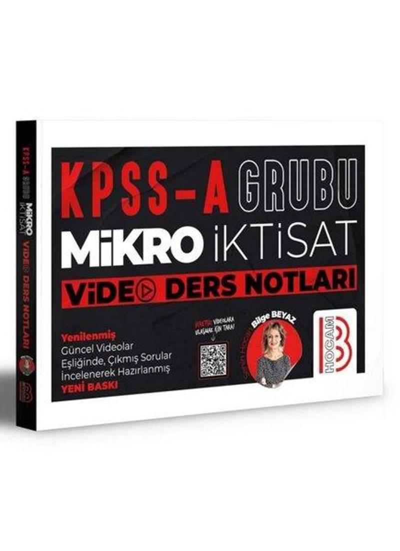 KPSS A Grubu Mikro İktisat Video Ders Notları - Bilge Beyaz Kitabı Fiyatları & Satın Al