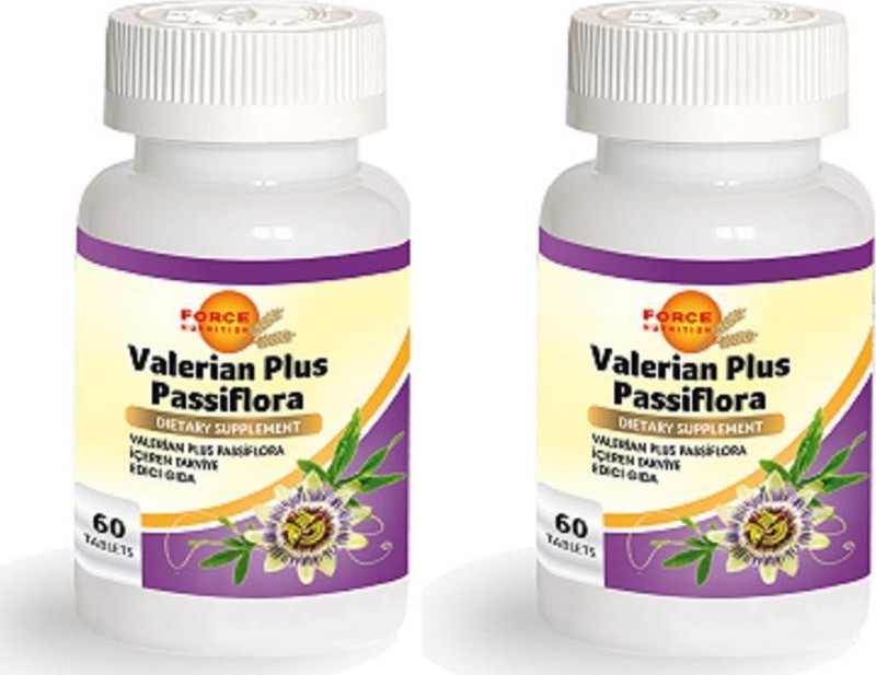 Force Nutrition Valerian Plus Pasiflora 60 Tablet 2 Kutu - idefix