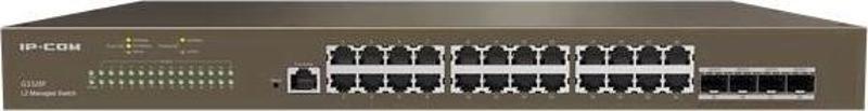Ip-com G3328f 24 Port Gıgabıt + 4x1gb Sfp Uplınk L2 Cloud Yönetilebilir Rackmount Swıtch - idefix