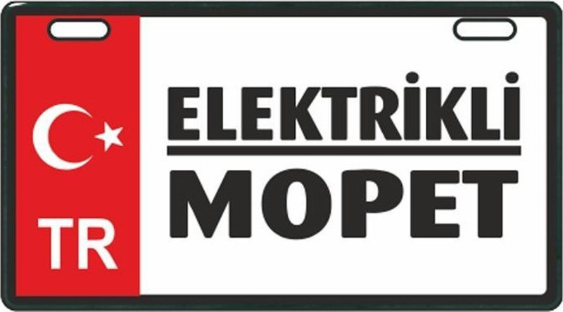 SEVGENT Sevenkardeşler Kırmızı Elektrikli Mopet E-Bike Plakalık - idefix