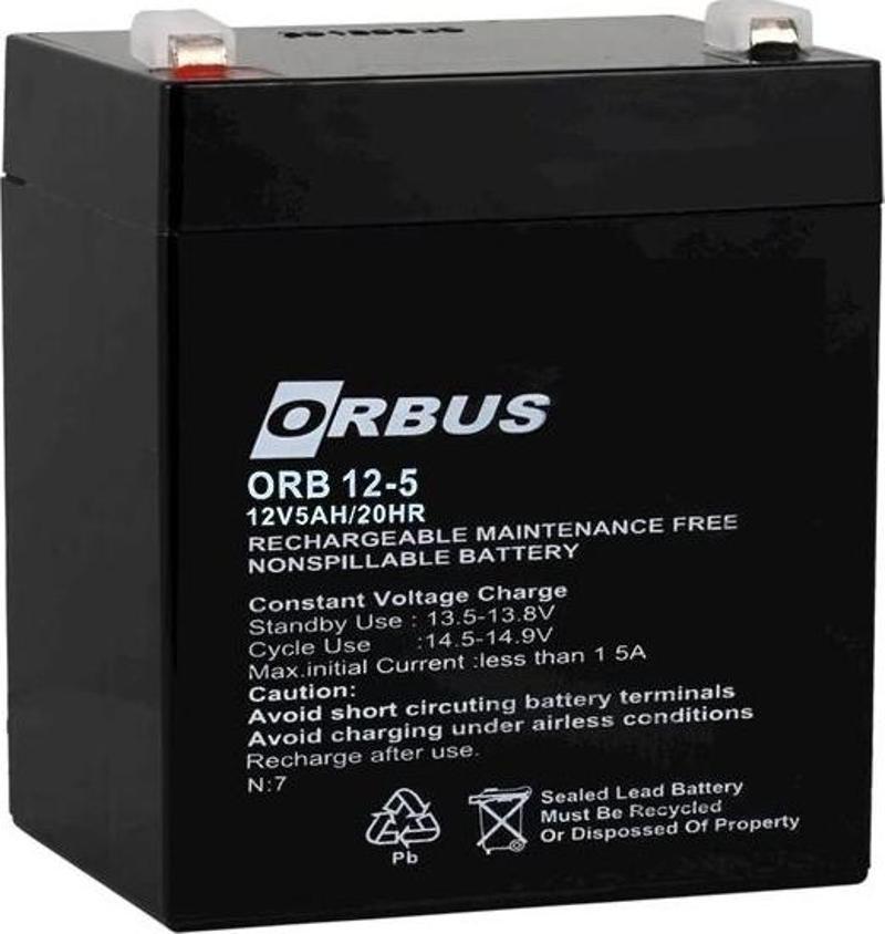 ORBUS ORB12-5 12 VOLT - 5 AMPER (90 X 70 X 101 MM) - idefix