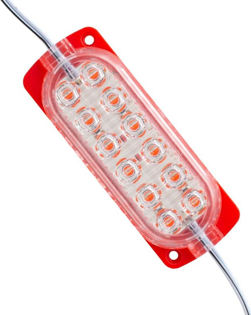 Just Cheap Store Tek Renk Kırmızı Modül Led 2835 24 Volt 2.4 Watt