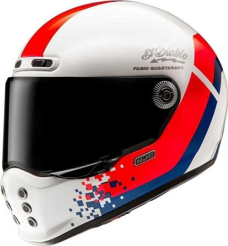 Hjc V10 Fq Retro MC21 Kapalı Kask - idefix