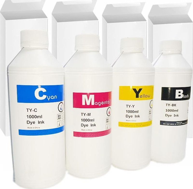 Epson Uyumlu L386 CMYK Muadil Mürekkep Seti 1 LT - idefix