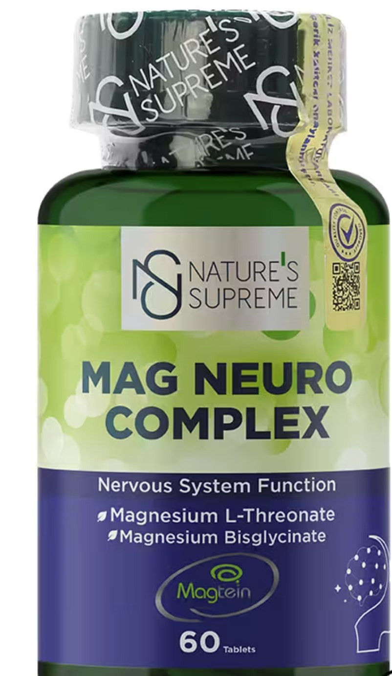 Nature's Supreme Mag Neuro Complex (Magnesium L-Threonate) 60 Tablet ...