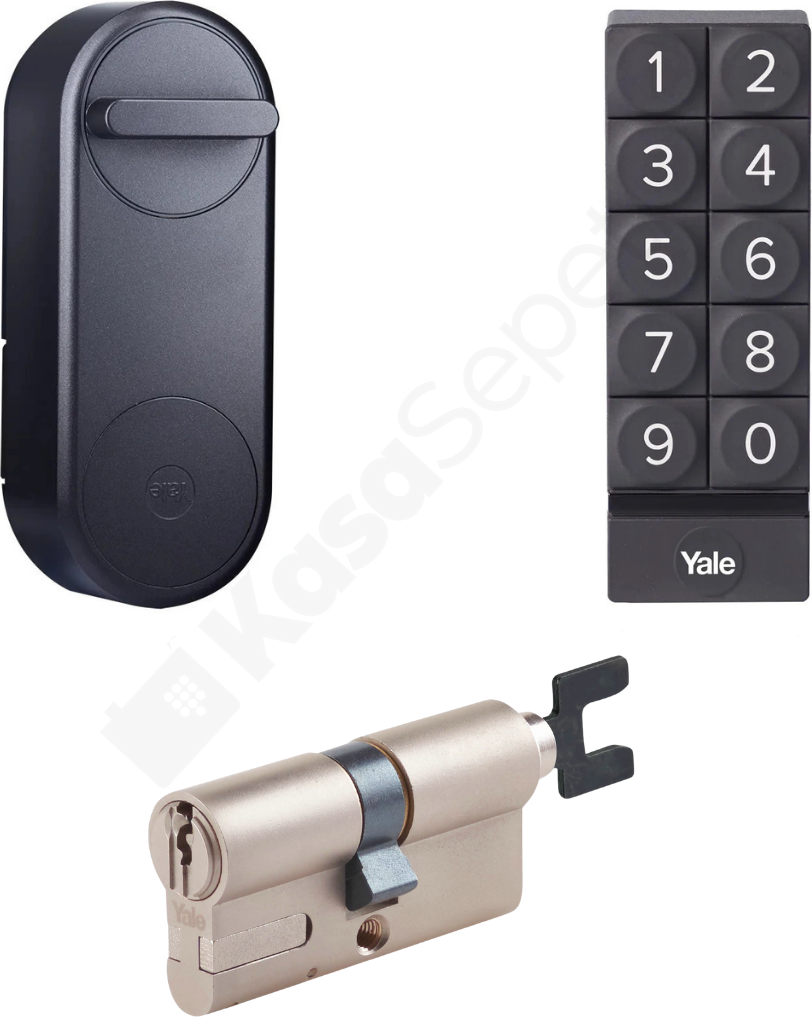 Yale Linus Akıllı Kilit Sistemi Seti / Siyah - idefix