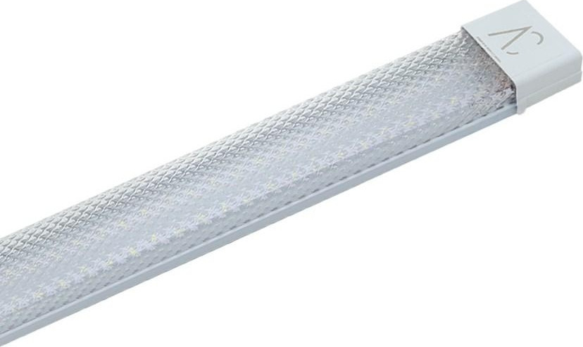 60W Beyaz Kristal Led Bant Armatür 6500K Beyaz Işık - idefix