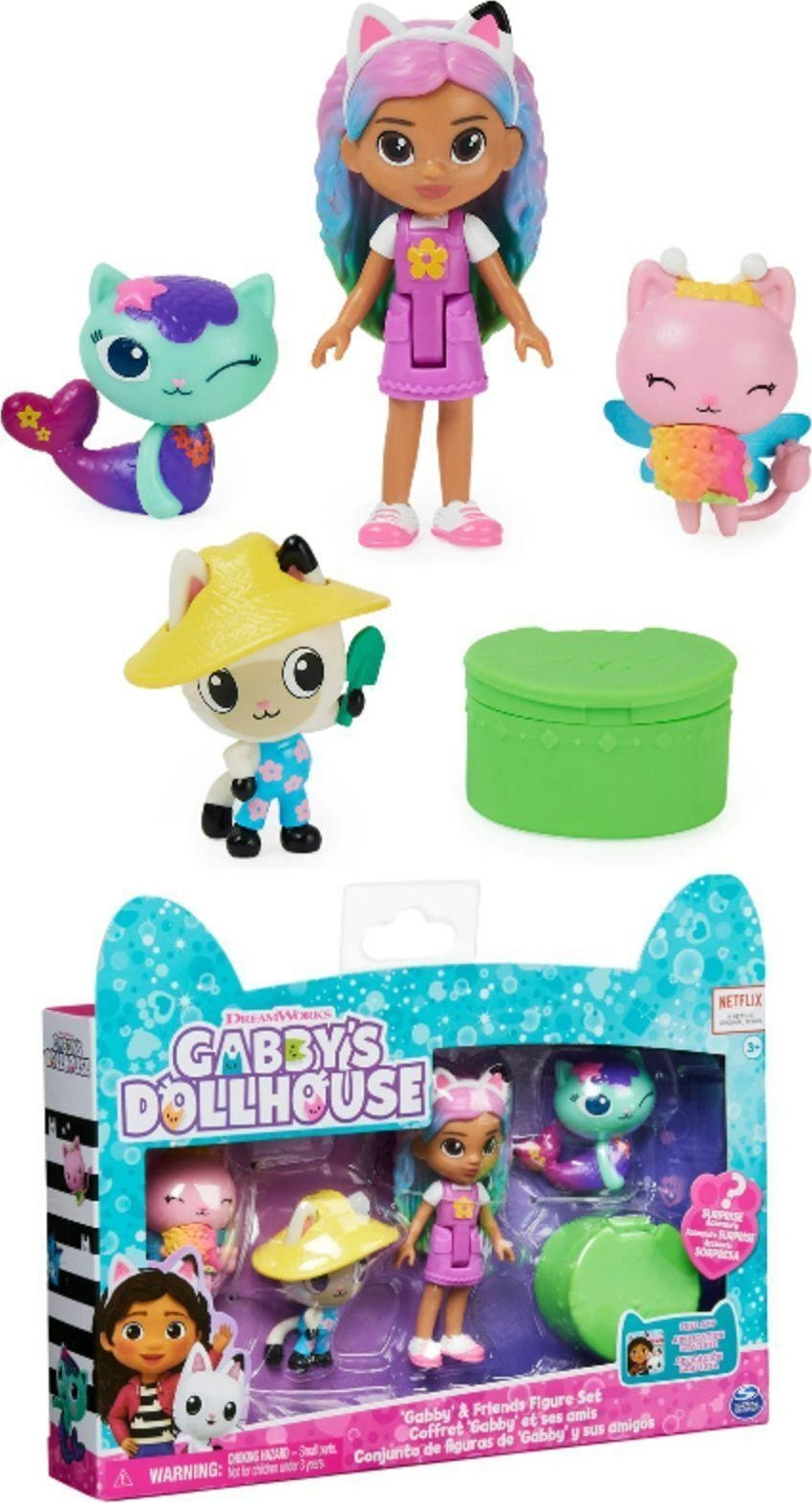 Toyfest Gabby’S Dollhouse Gabby And Friends Figure Set - Gabby Ve ...