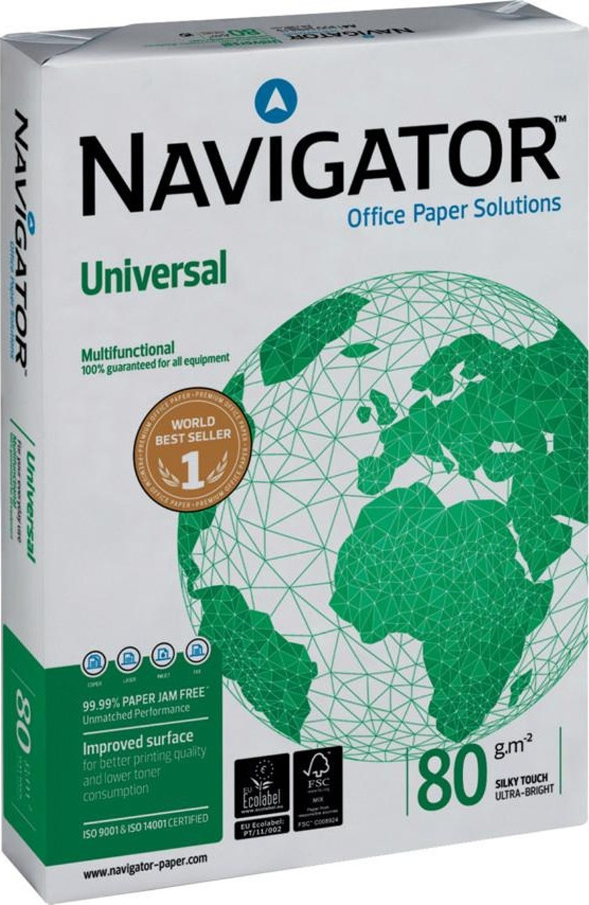Navigator A4 80 Gram Fotokopi Kağıdı 500 Lü Beyaz (5 Paket) - idefix