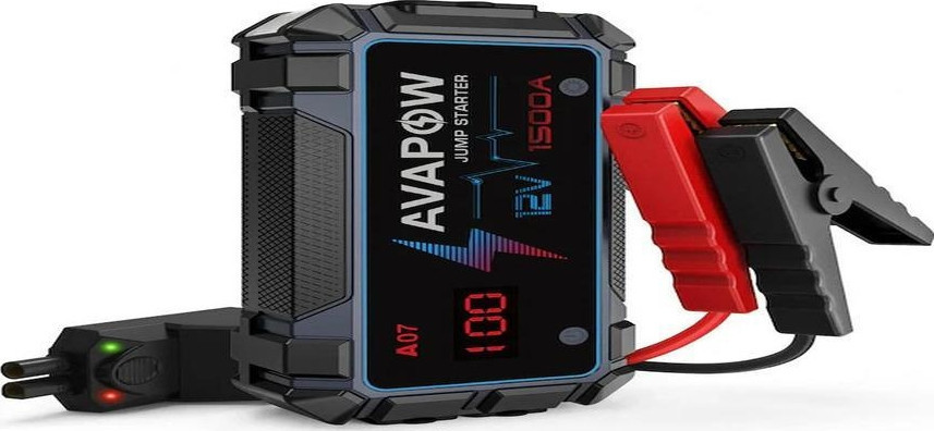 Avapow A07 12800mAh 1500A Jump Starter Taşınabilir Akü Takviye Kiti ...
