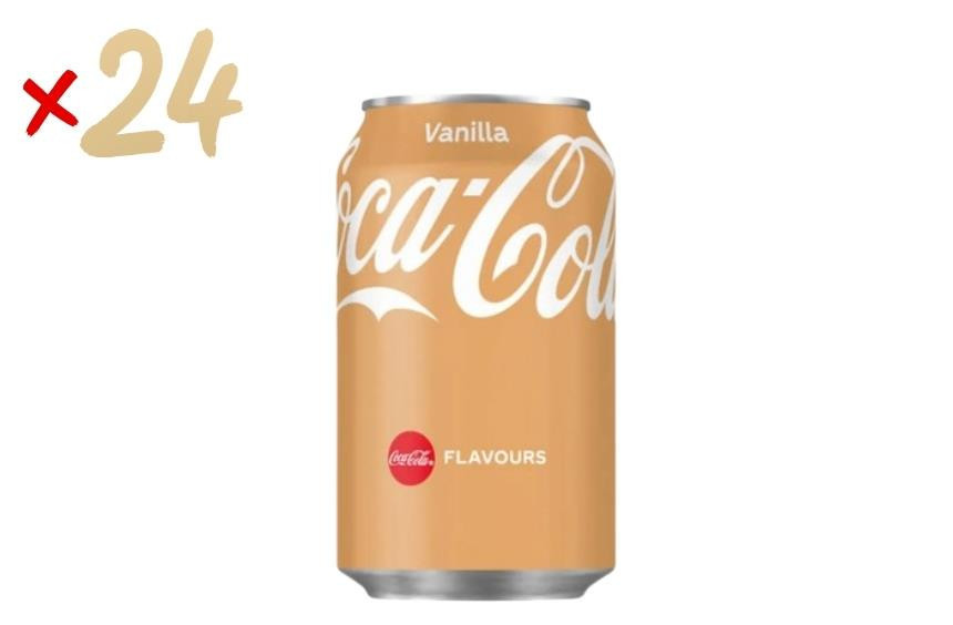 Coca-Cola Vanilla 330 ml x24 – Vanilya Aromalı Kutu Kola – Orijinal ...