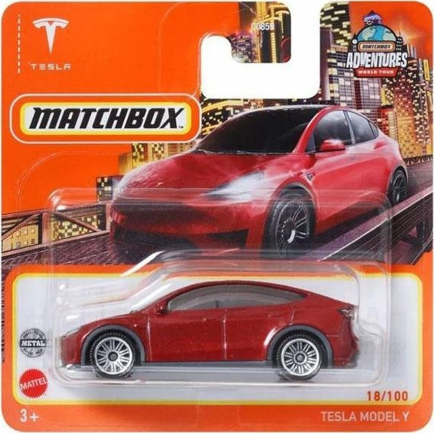 Matchbox - Tesla Model Y - Bordo (1/64) - idefix