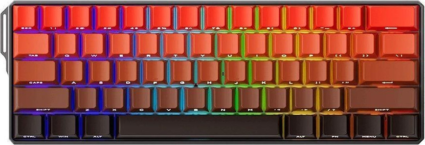 AKKO MONSGEEK FUN60 Ultra Shine-Through Blaze Gradient Hall Effect ...