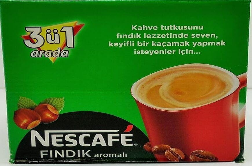 Nestle Nescafe 3Ü1 Arada Fındıklı 48 Adet 17G - idefix
