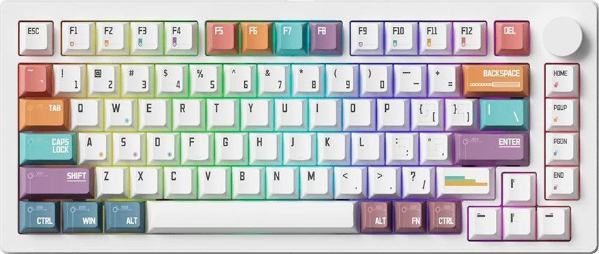 AKKO MONSGEEK M1 V5 1980s RGB Kablosuz Hotswap Mekanik Gaming Klavye ...