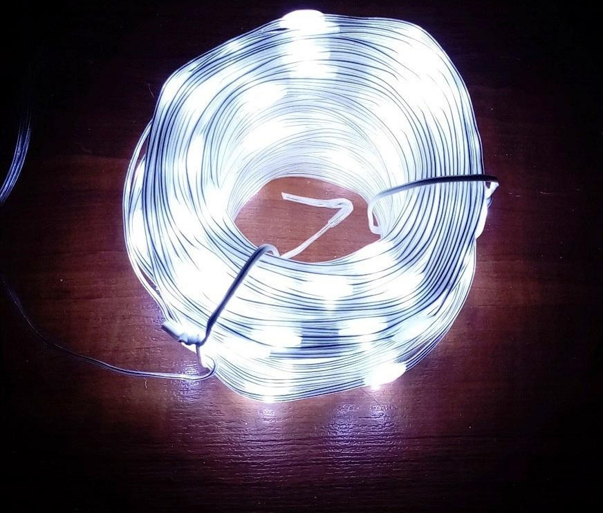20 METRE BEYAZ LED IŞIK SU GEÇİRMEZ 200 MİCRO DÖKME LED IŞIKLI DIŞ ...