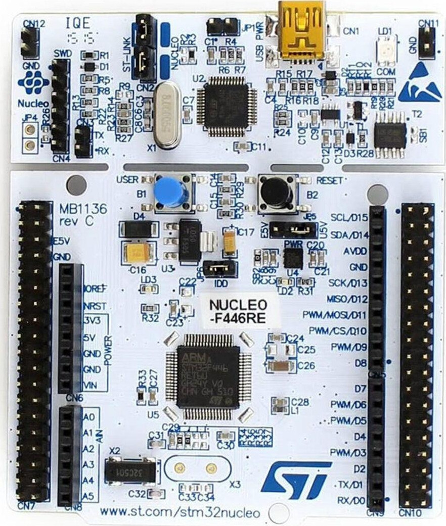 Stmicroelectronics St Nucleo-f446re Nucleo Kit Stm32f446ret6 32 Bit Arm ...