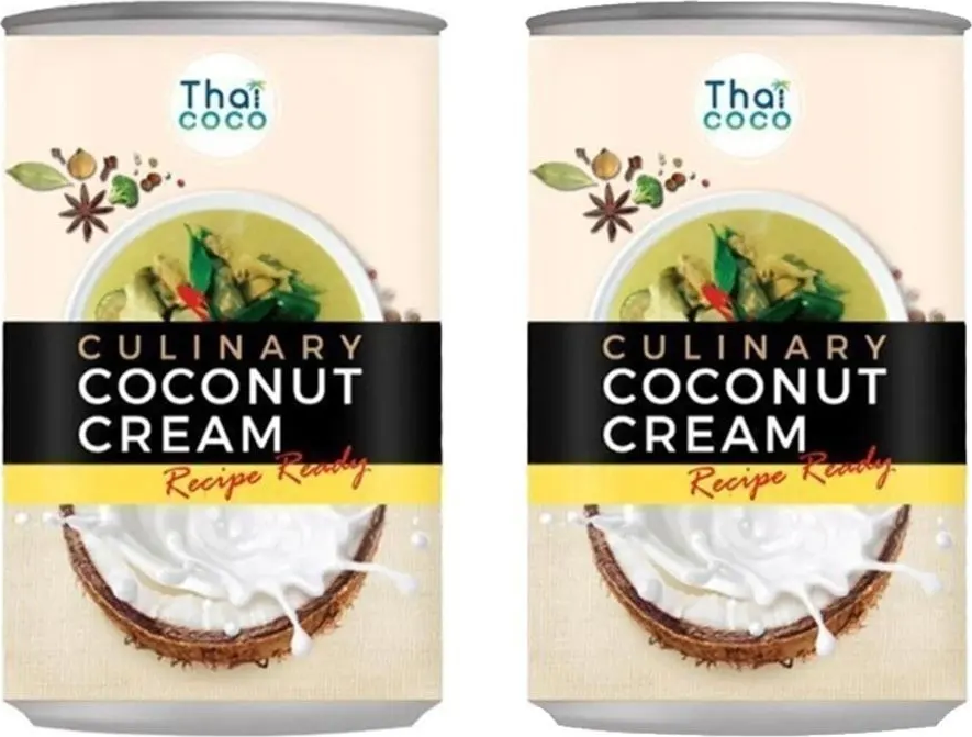 THAI COCO Hindistan Cevizi Kreması 400ml X 2 ( Coconut cream 2 piece ...