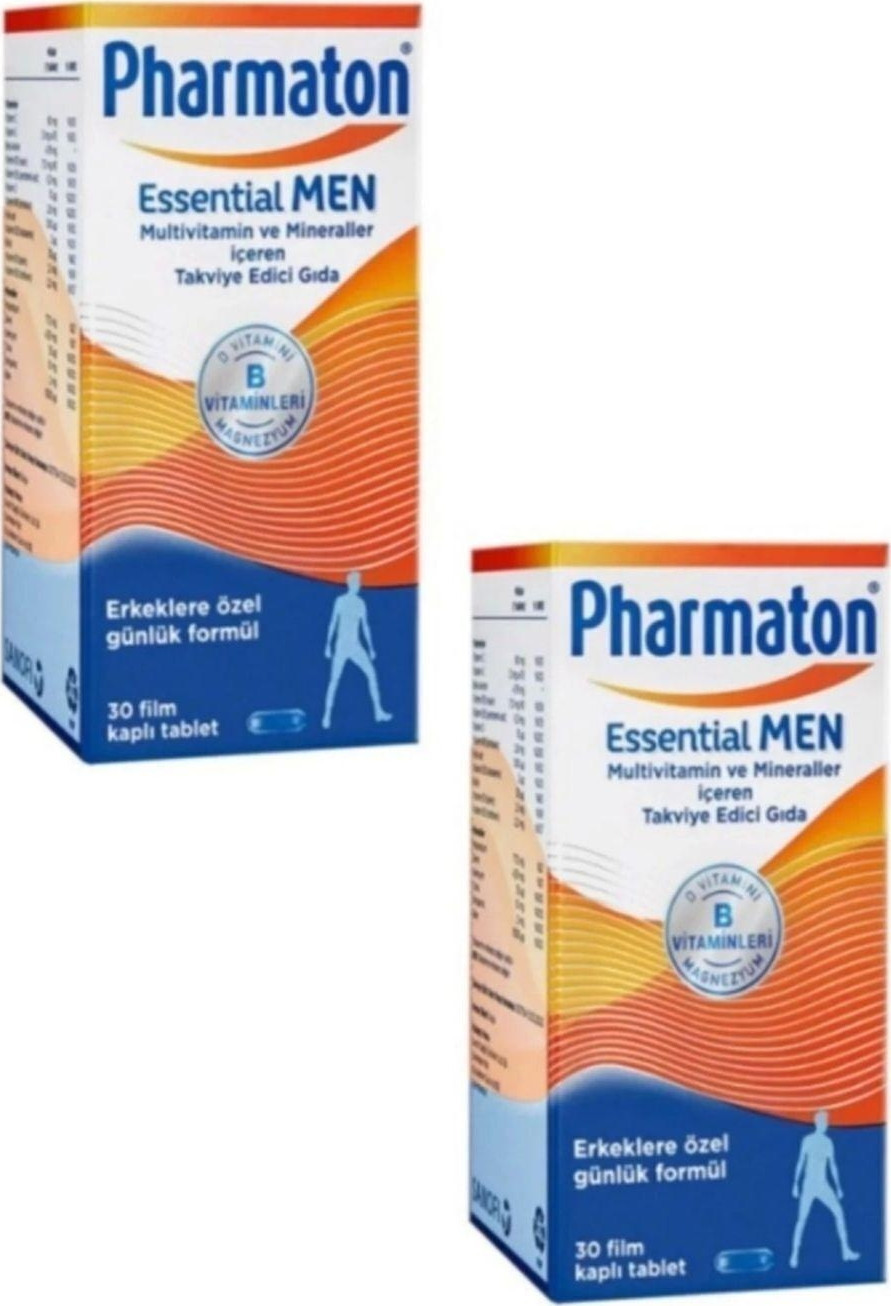 Pharmaton Essential Men 30 Tablet X 2 Adet Avantaj Paketi - idefix