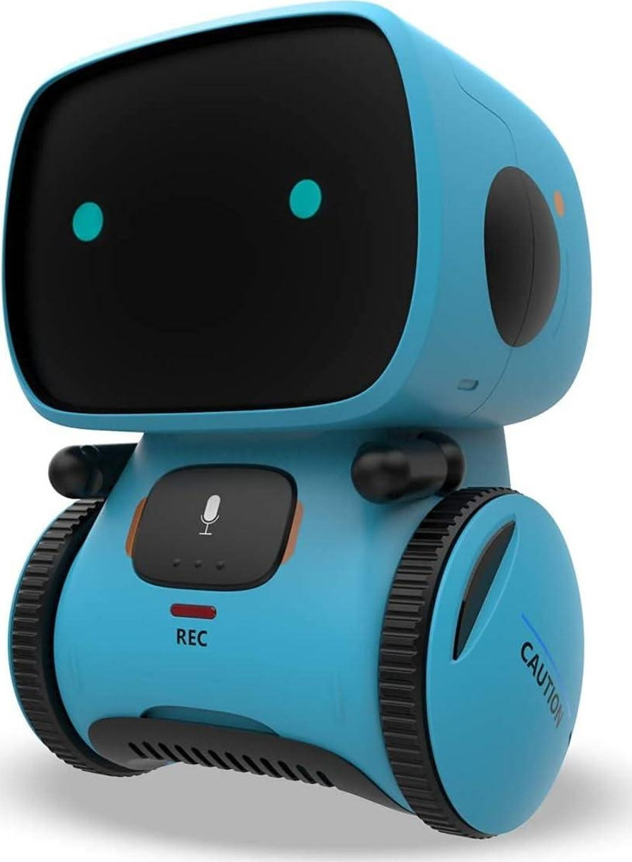 KaeKid Dokunmatik Sensörlü İnteraktif Akıllı Robotik - Mavi - idefix