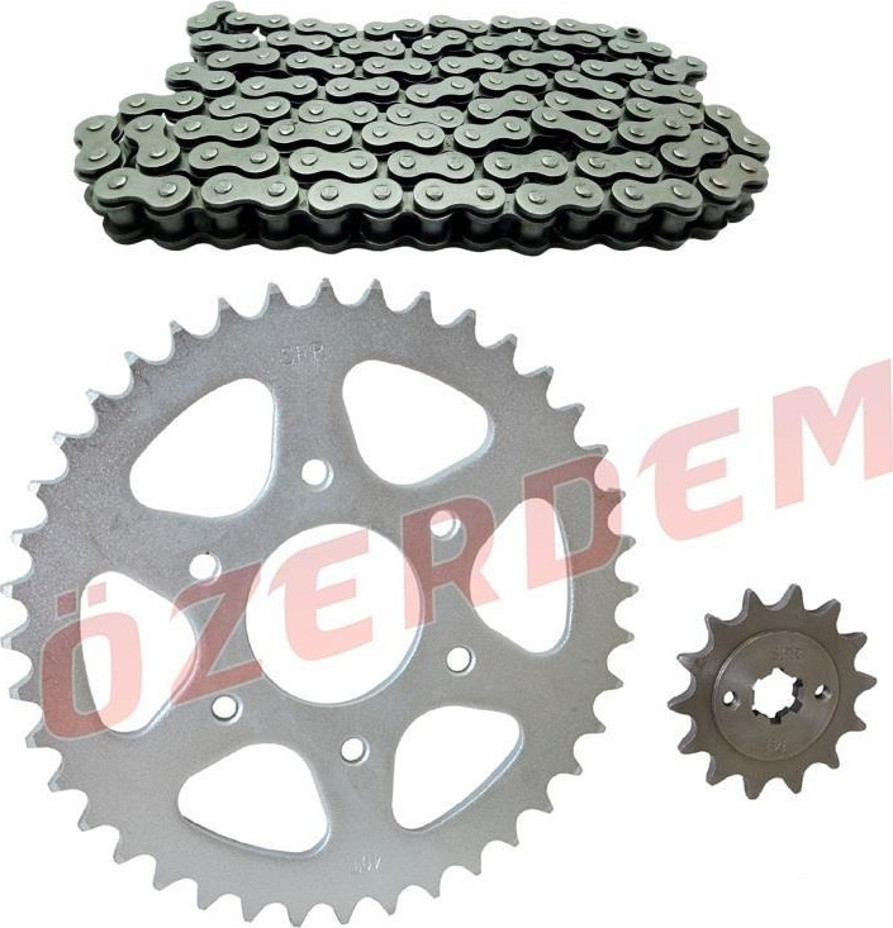 Bajaj Pulsar Ns 200 Ön-Arka Dişli Zincir Set O-Ringli 520H-108L 40-14T Mnr - idefix