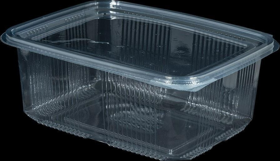 Kullan At Plastik Kilitli Şeffaf Düz Kapaklı Gıda Saklama Kabı ...