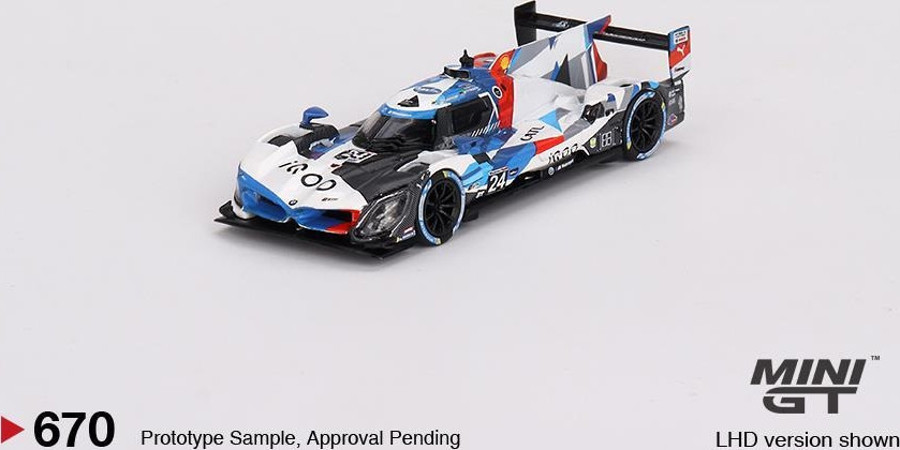 Mini GT BMW M Hybrid V8 GTP #24 2023 IMSA Daytona 24 Hrs 670