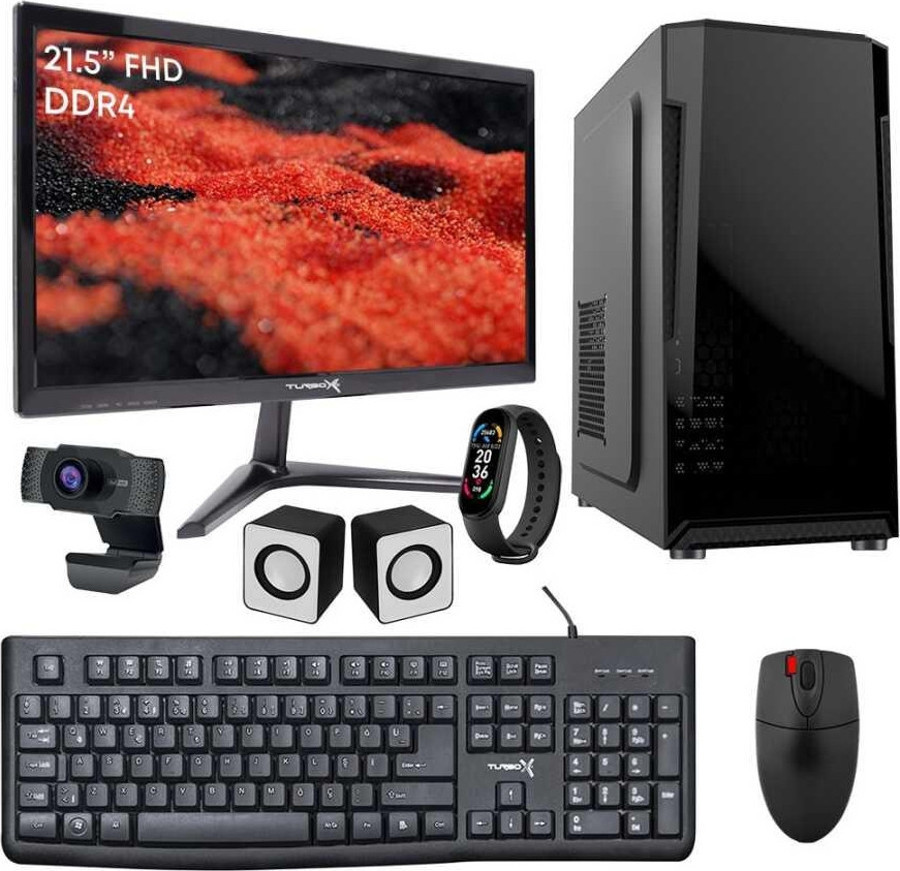 Turbox Tx5396 i3 9100 8GB DDR4 256GB M.2 NVMe SSD 21.5 inç FHD Monitör ...