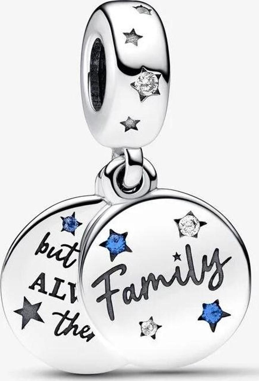 Pandora Aile Sevgisi Çift Sallantılı Charm 792987C01 - idefix