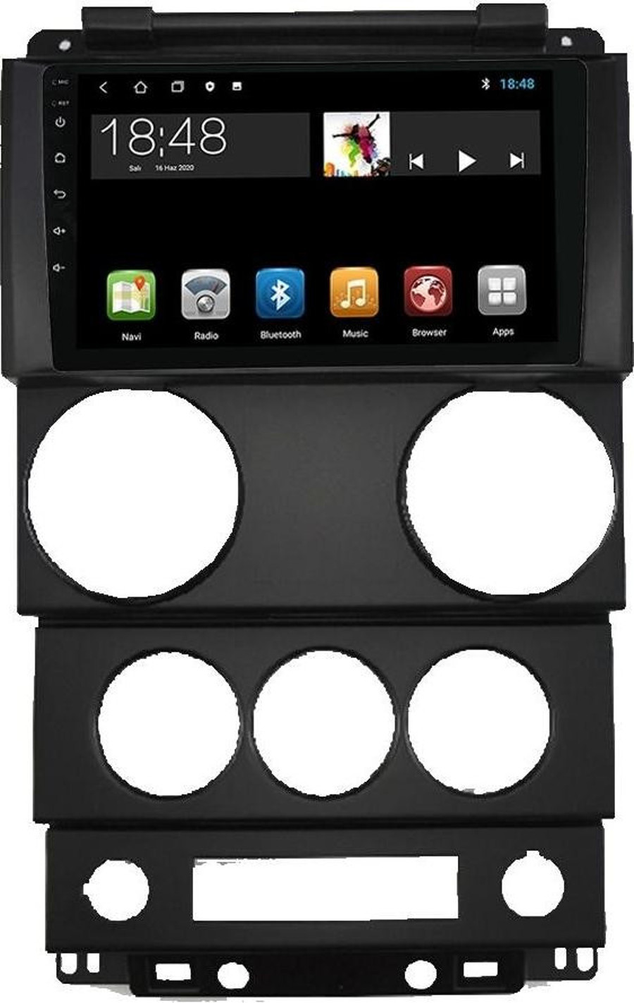 Maitech MTC-232 Serisi Jeep Wrangler Rubicon 2007-2010 Model Uyumlu 2GB Ram 32GB Hafıza 2+32 ...