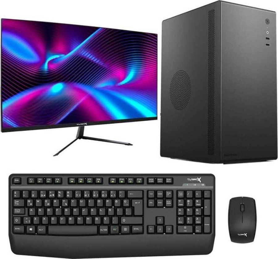 Turbox Tx3411 i5 10400F 8GB Ram 256GB NVMe SSD 2GB R5 230 E.Kartı 23.6 ...