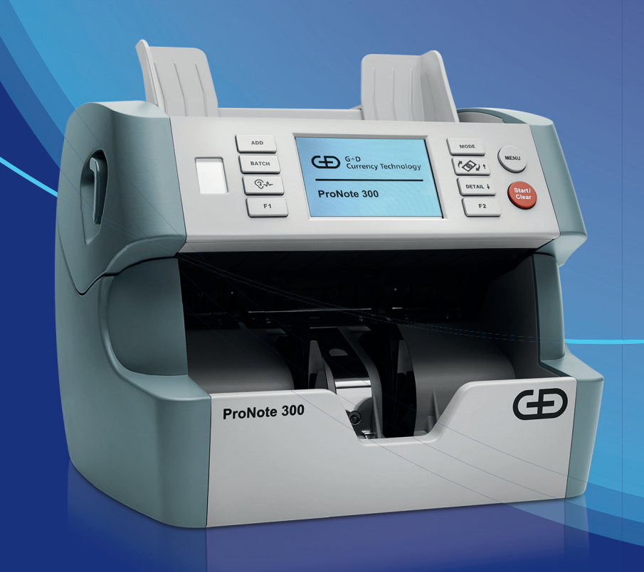 Giesecke+Devrient ProNote 330 Tek Katlı, Çift Cıslı Banknot Sayma ...