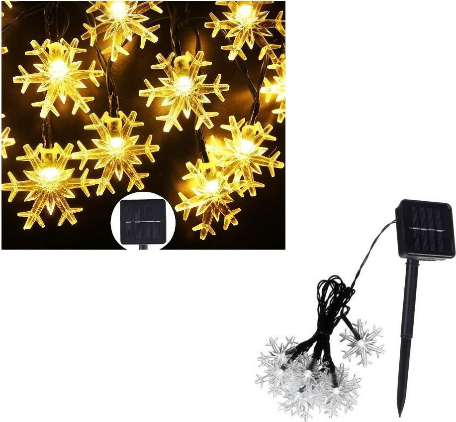 Solar 30Led Ampül 4Mt 8 Mod Güneş Enerjili Dış Bahçe Aydınlatma ...